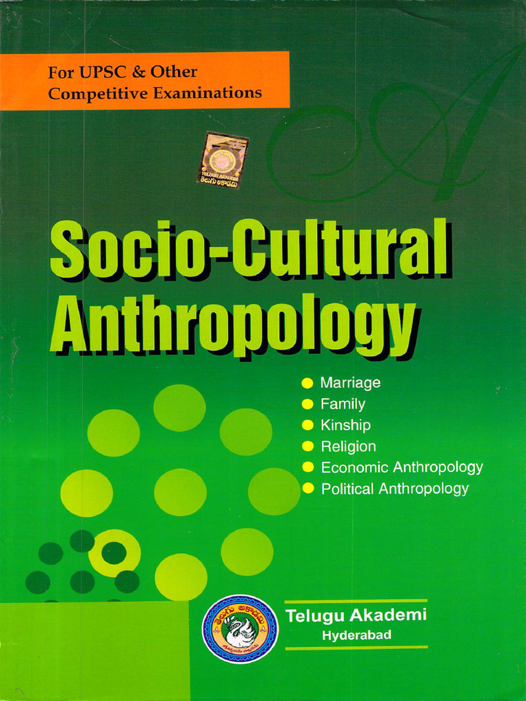 Socio Cultural Anthropology (A. Ashok, P. v. Lakshmaiah) (Z-Library) | PDF | Anthropology ...