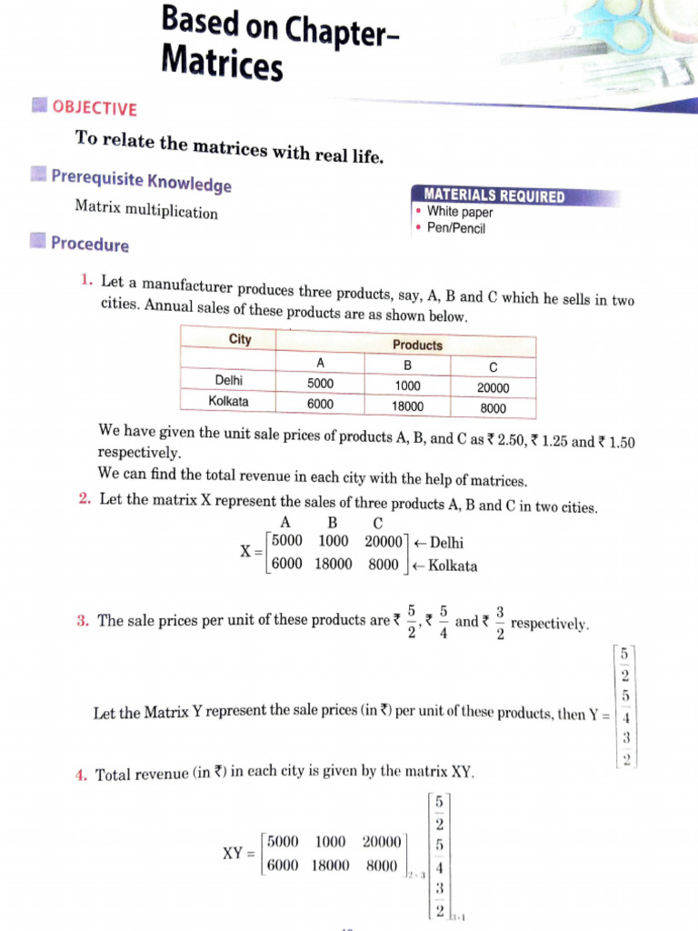 Activity 1 | PDF | Matrix (Mathematics) | Numerical Analysis