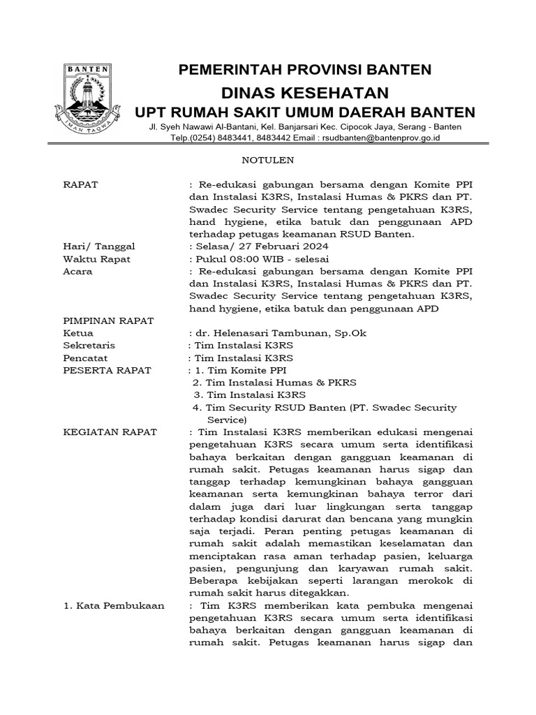 Notulen | PDF
