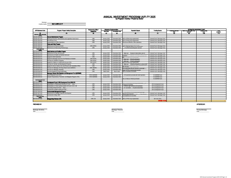 AIP Sample With Filled-Up | PDF | Economies