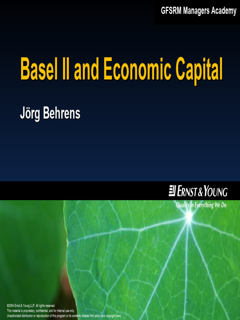 3 - Basel II and Economic Capital PDF | PDF | Basel Ii | Risk