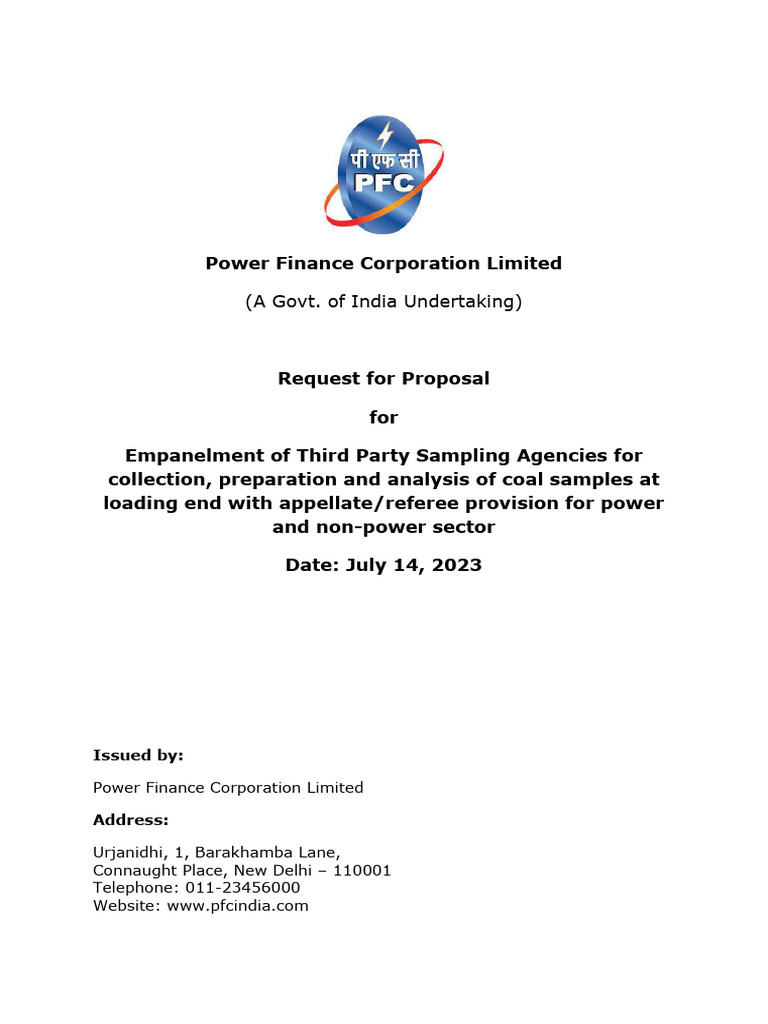 RFP - Empanelment of TPSA - 14072023 | PDF | Request For Proposal | Legal Liability