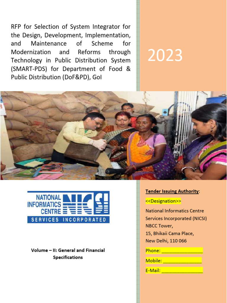 RFP System Integrator | PDF | Request For Proposal | Consortium