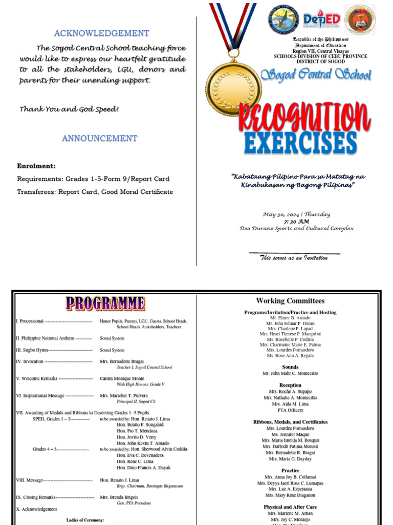 PROGRAM Recognition 2024 | PDF
