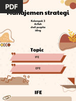 Perhitungan Matriks IFE dan EFE | PDF