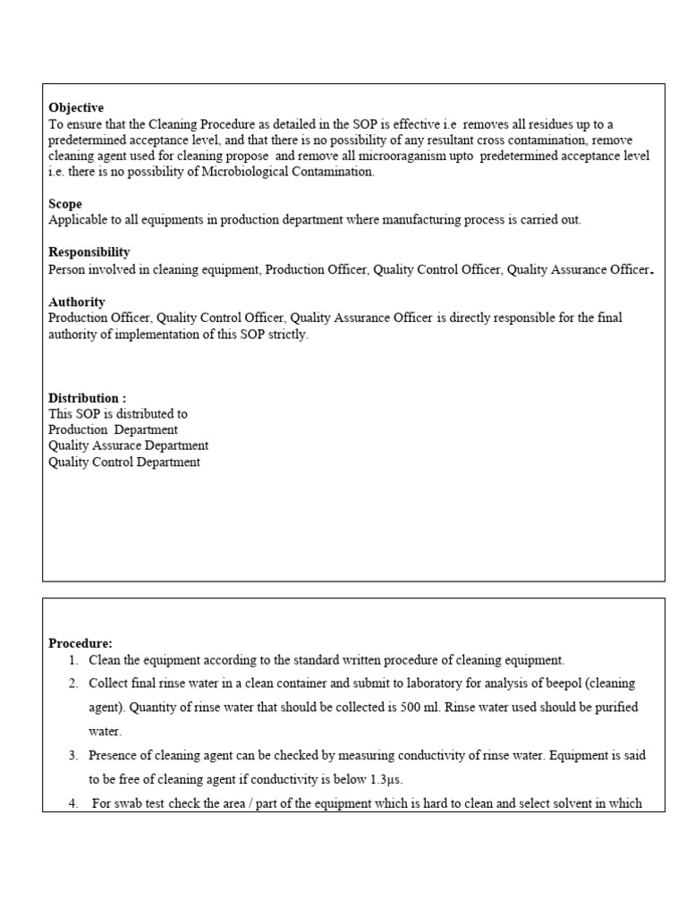 sop for handling linen | Download Free PDF | Quality Assurance | Water
