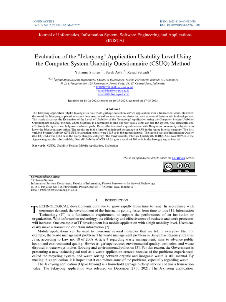 1004-Article Text-4849-6-10-20230710 | PDF | Usability | Validity (Statistics)