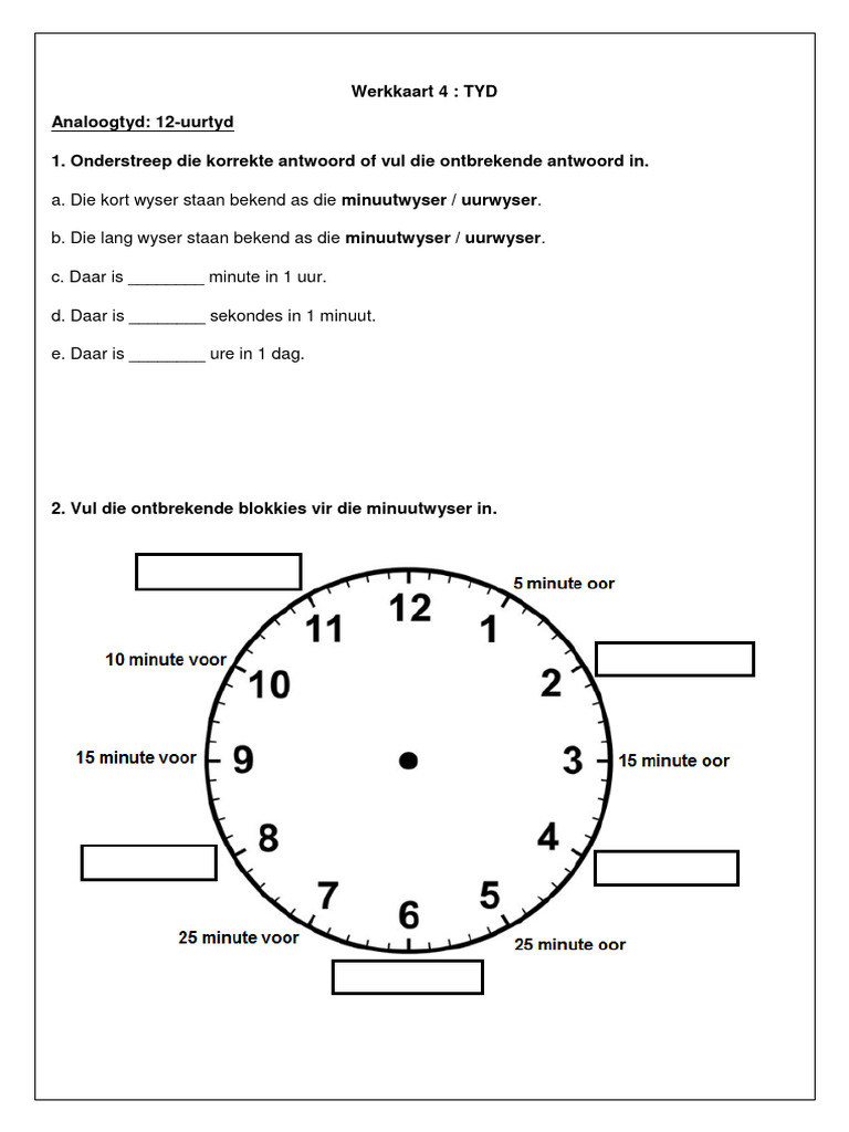 Tyd 4 | PDF
