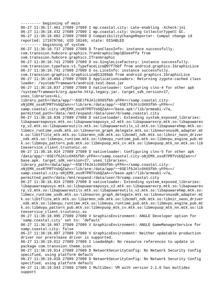 Logcat | PDF | Android (Operating System) | Software Engineering