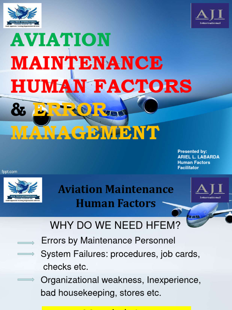 Human Factor Training MaterialAVIAAJI For Moodle | PDF | Human Factors ...