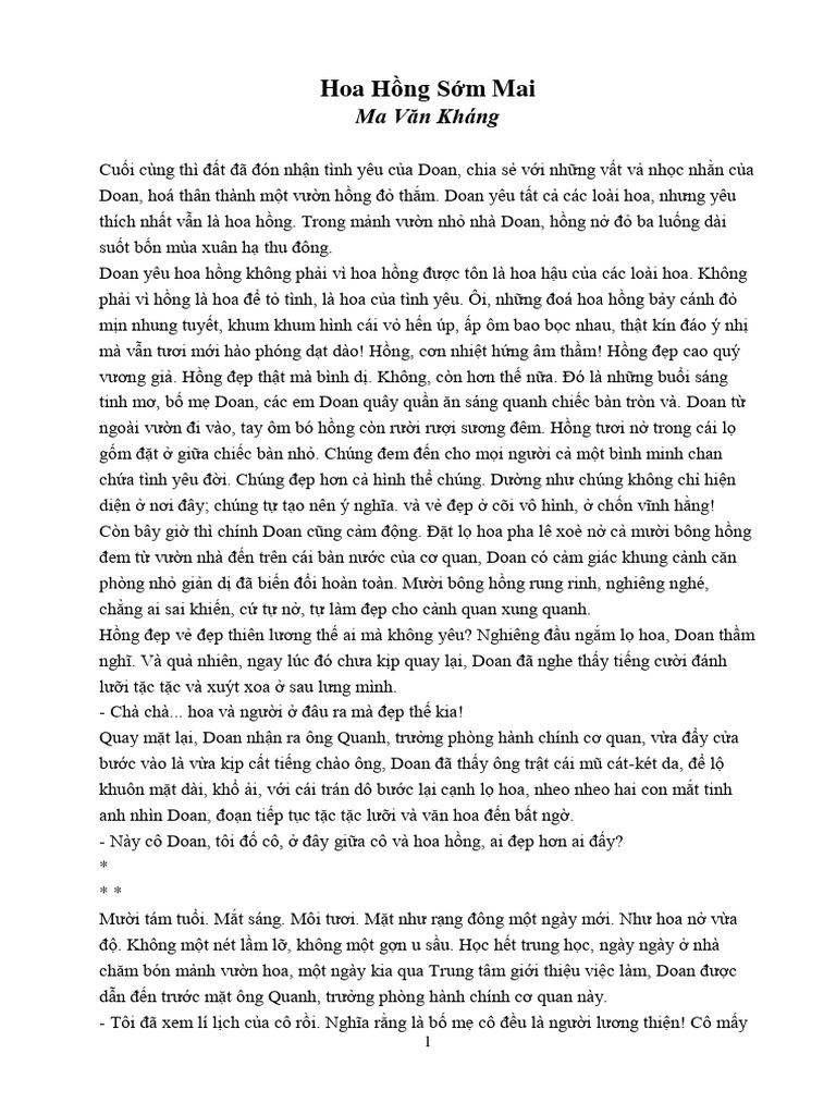 Hoa H NG S M Mai-Ma Văn Kháng | PDF