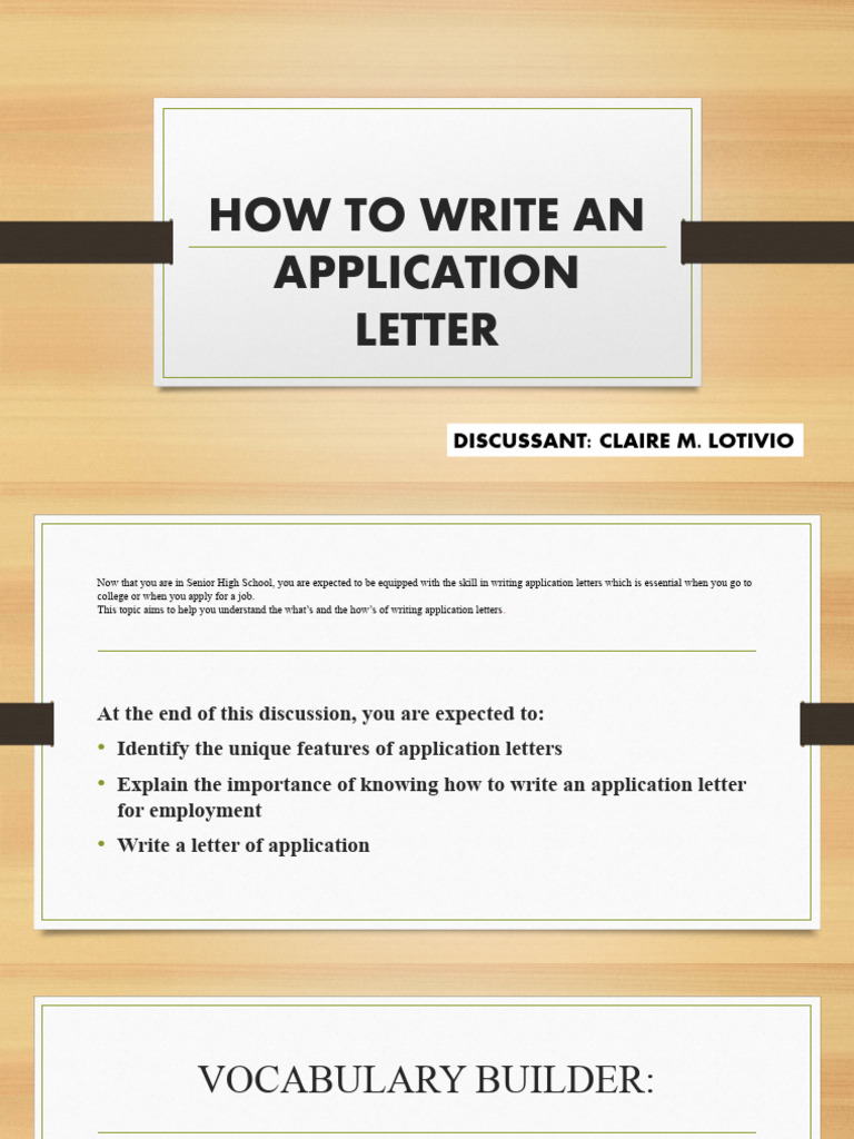 Writing Effective Job Application Letters | PDF | Résumé