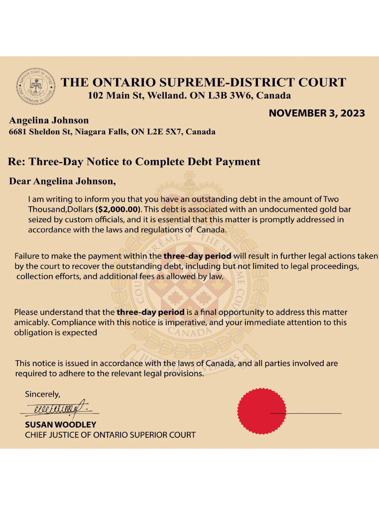 Court Order Note | PDF