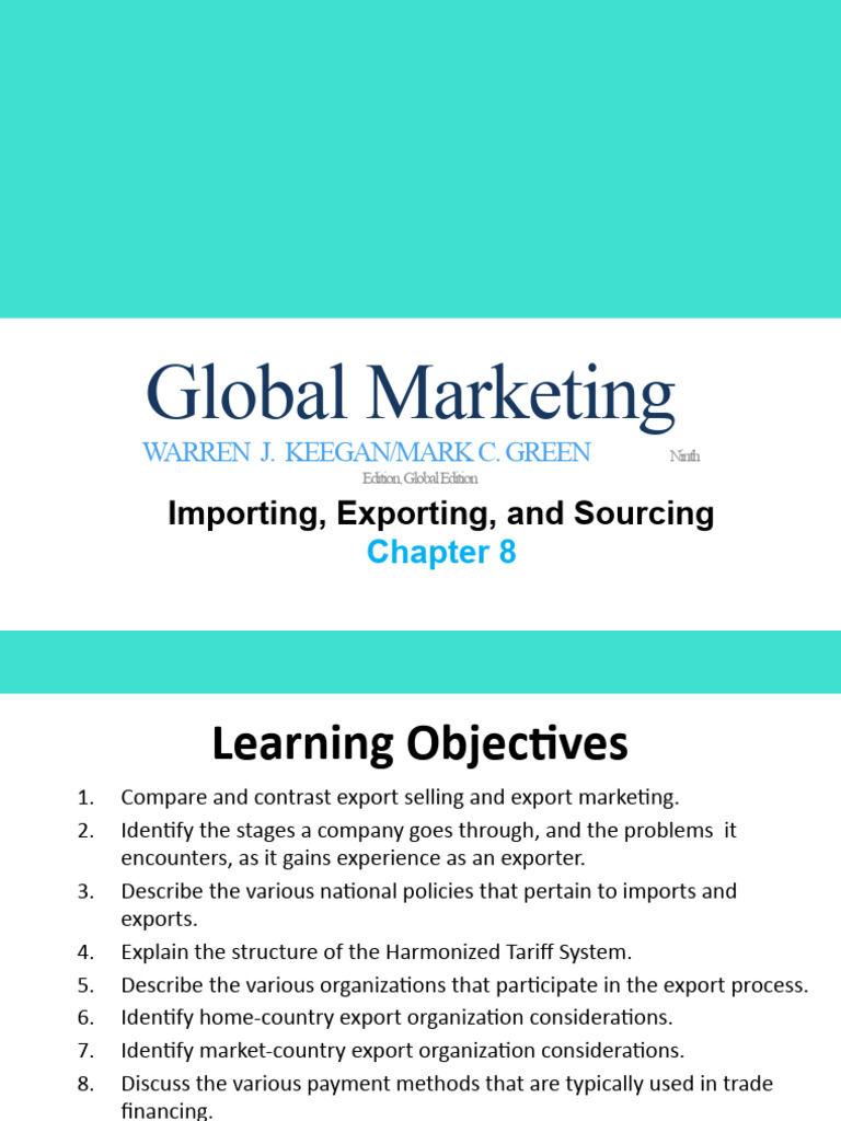 Export Import and Sourcing ( | PDF | Exports | Dumping (Pricing Policy)
