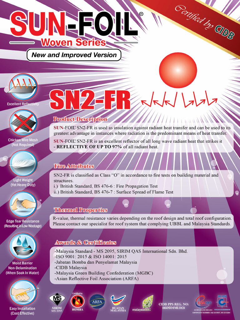 SUNFOIL-SN2-FR-CATALOGUE | PDF