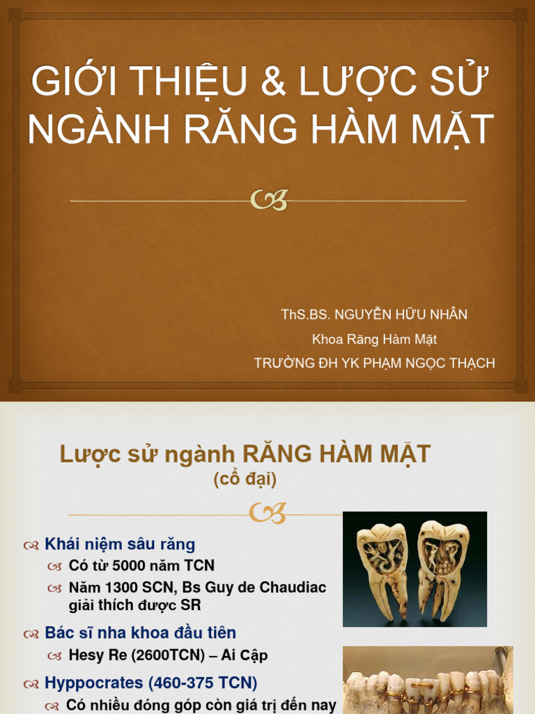 01. Giải Phẫu Chức Năng Hệ Thống Nhai | PDF
