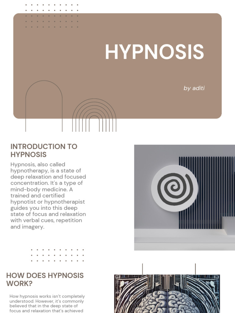Hypnosis | PDF