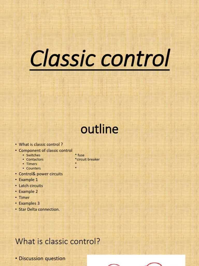Classic Control - 1 | PDF | Relay | Switch