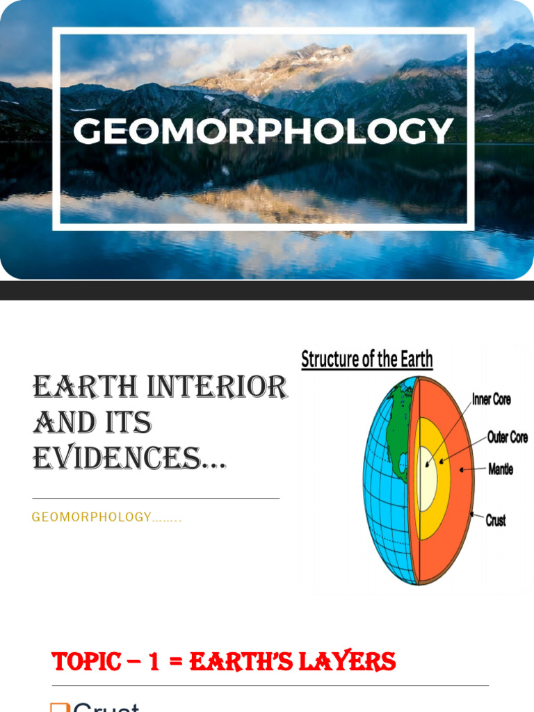 Earth's Interior Layers and Structure | PDF | Waves | Earth