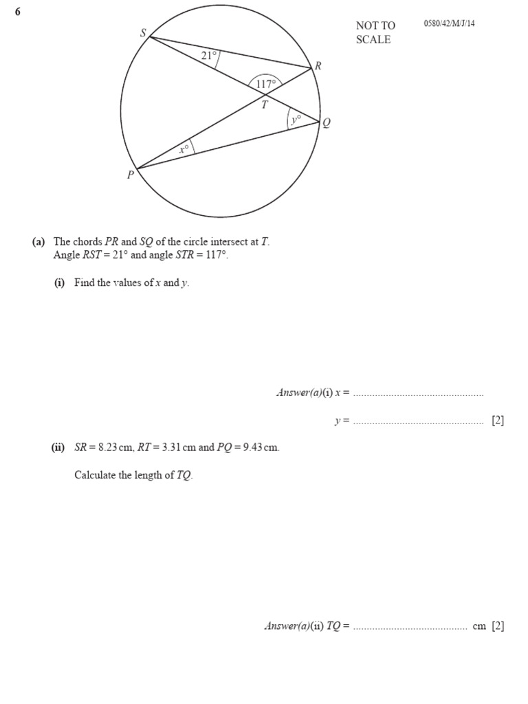 Circle Geometry | PDF | Circle | Angle