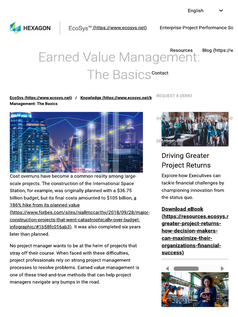 costManagement 3 Earned Value Management | PDF
