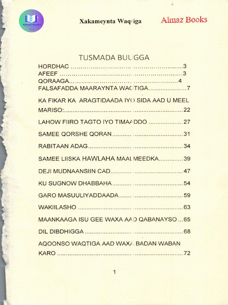 Xakameynta Wakhtiga | PDF