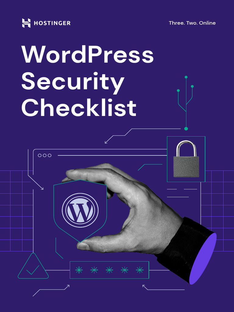 Wordpress Security Checklist Pdf Word Press Security