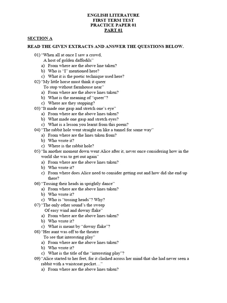 English Lit Test Prep Guide | PDF | Macbeth