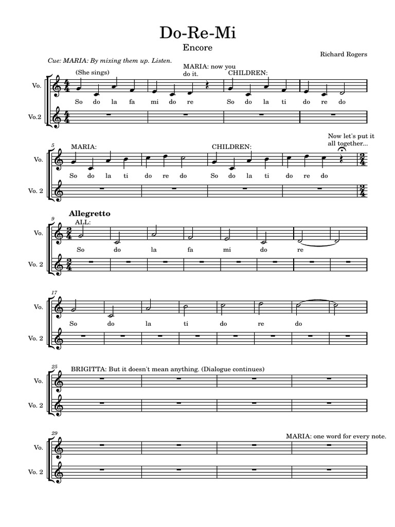 Do Re Mi Vocal (Updated) | PDF