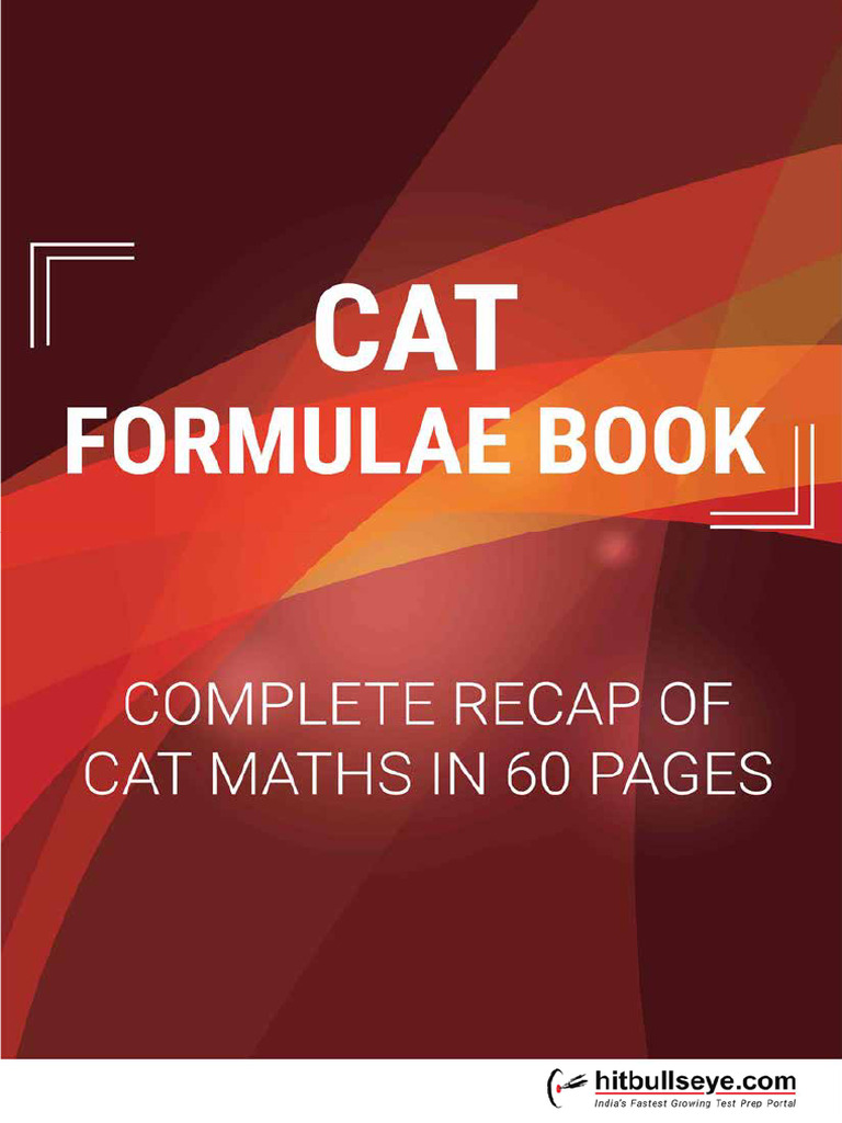 60 Pages Quant Formulas | PDF