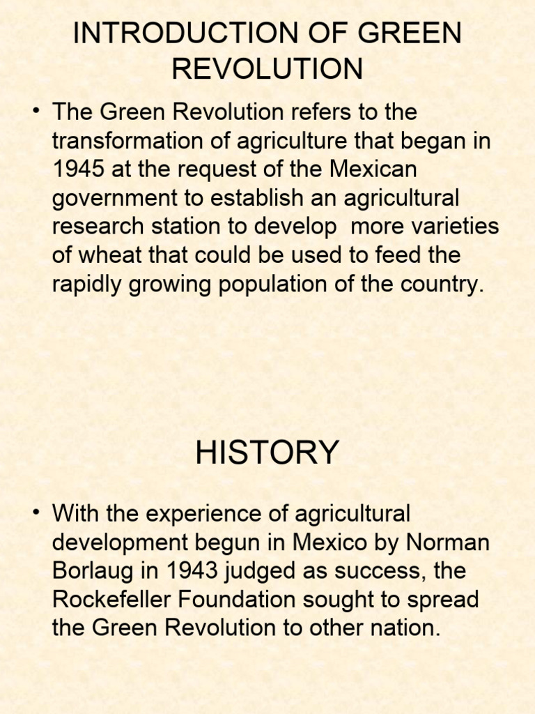 Green Revolution Impact & Legacy | PDF | Green Revolution | Agriculture