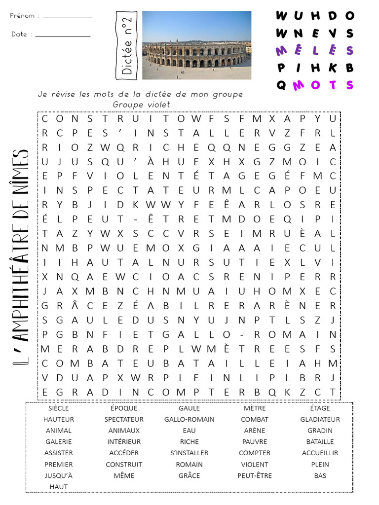 Mots mêlés élèves livret 1 | PDF