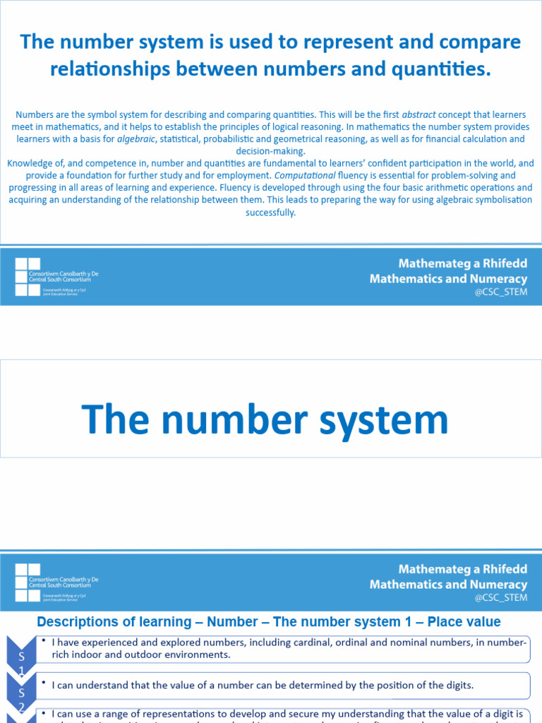 Progression in Mathematics WM1 Number (Incomplete) | PDF | Arithmetic ...