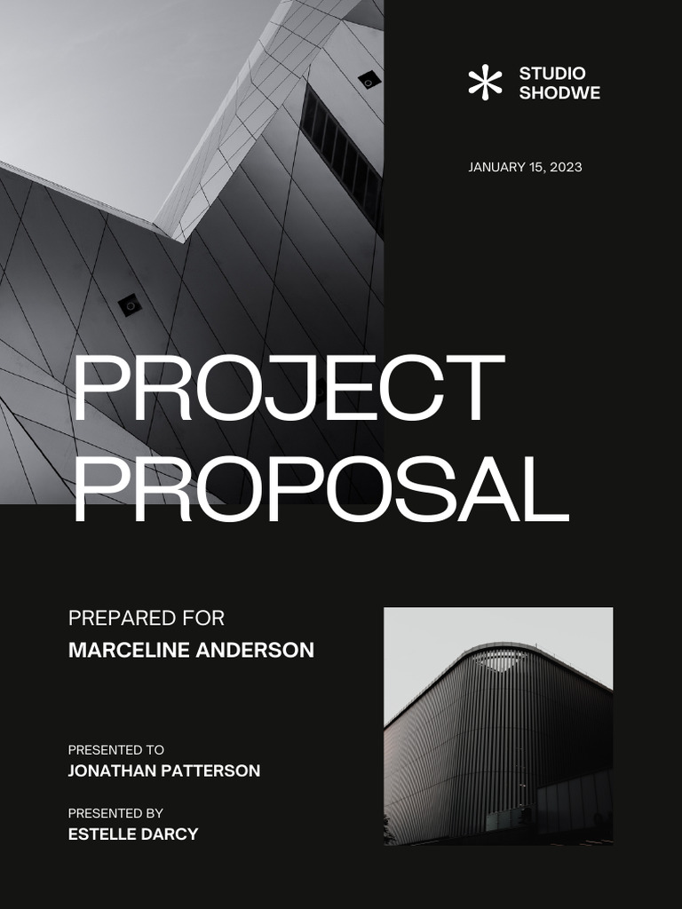 Black Minimalist Company Project Proposal | PDF | Economies | Business