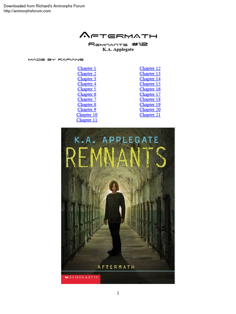 12 Aftermath | PDF