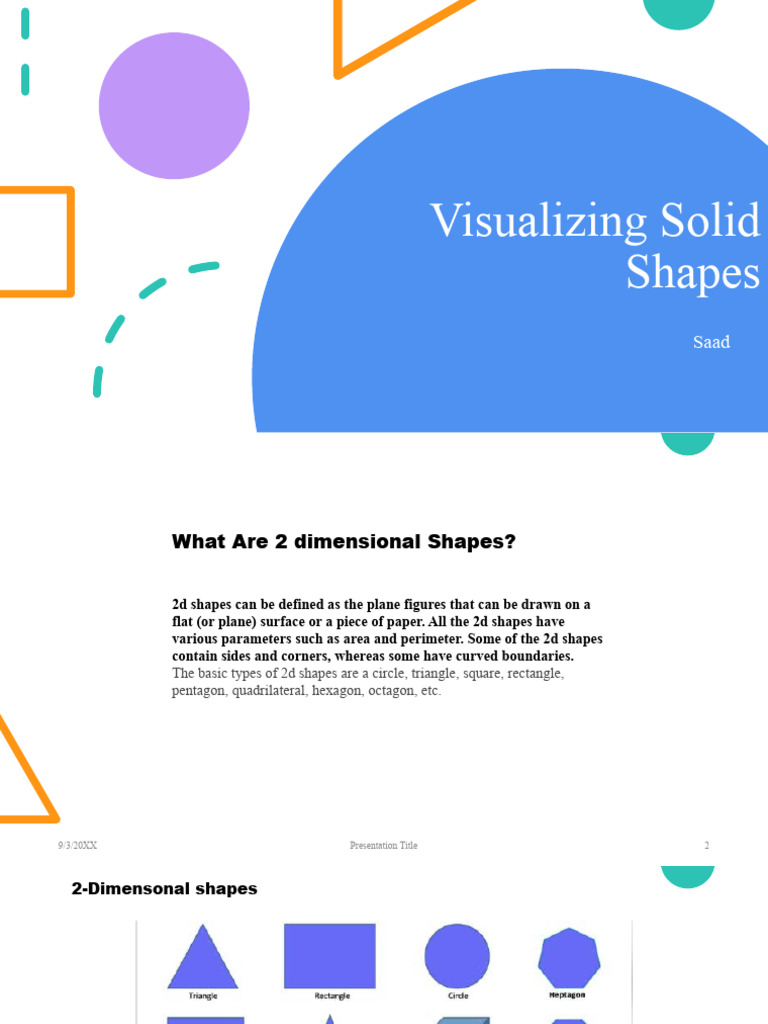 Visualizing Solid Shapes | PDF