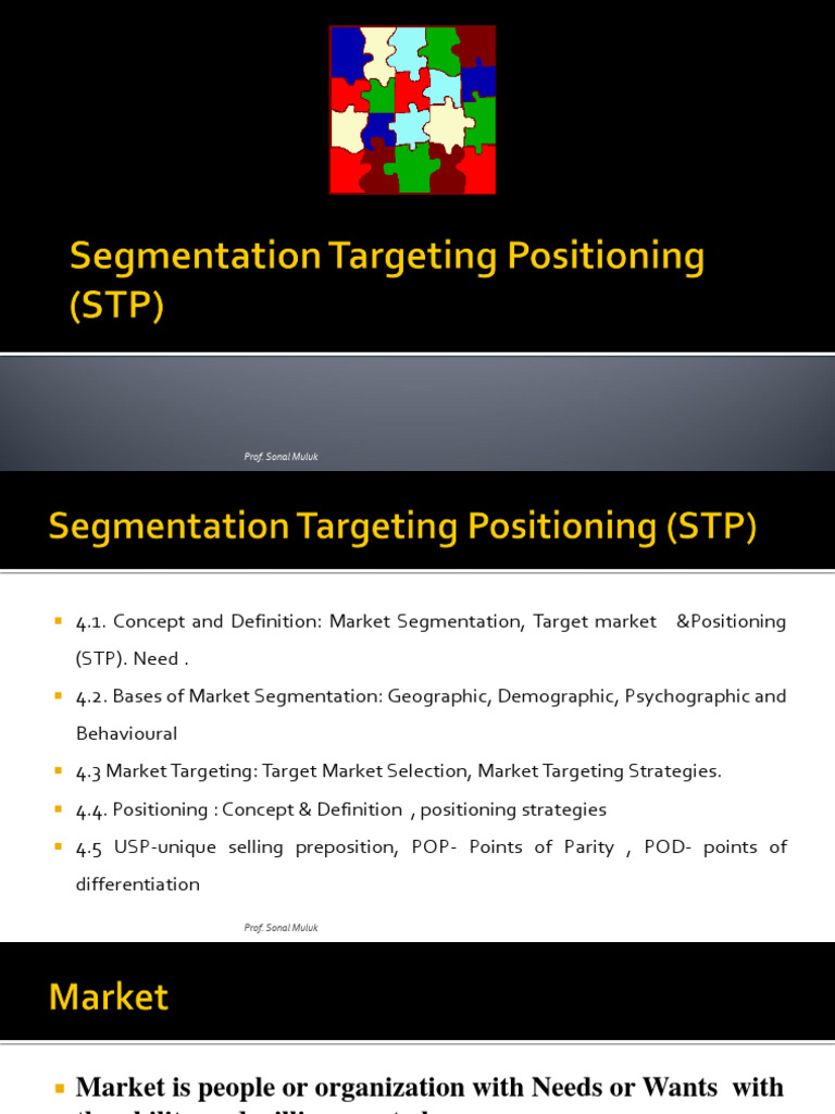 MM Unit 2 Part II - Prof Sonal | PDF | Market Segmentation | Brand