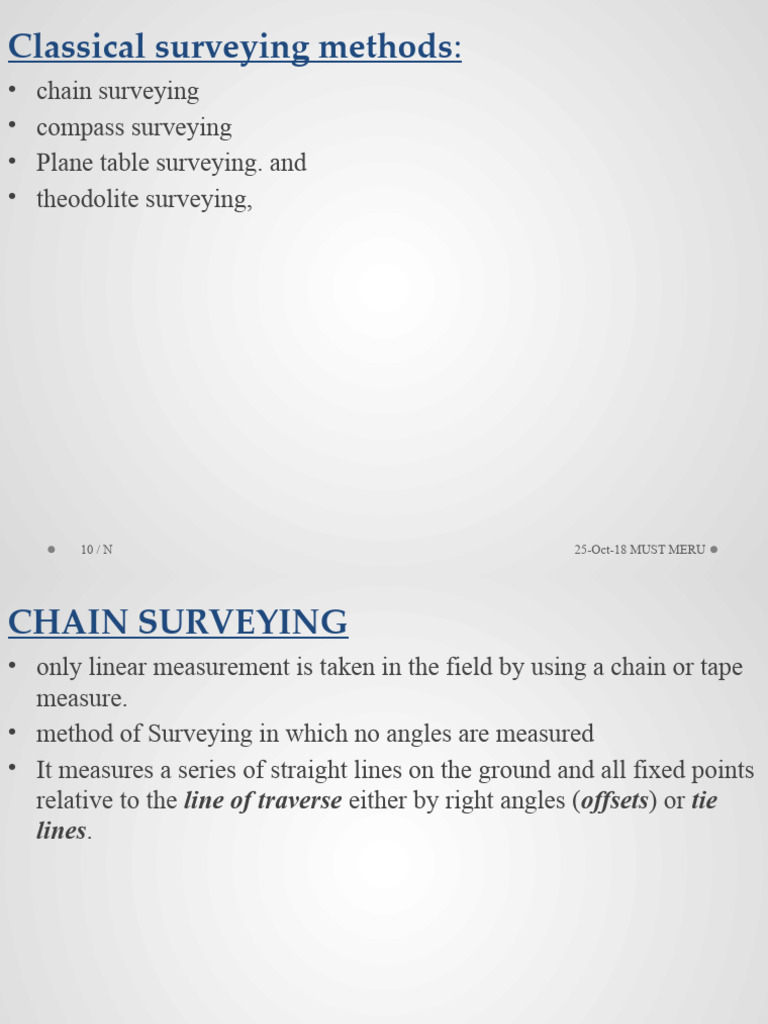Chain Survey and Compass Survey | PDF | Surveying | Compass