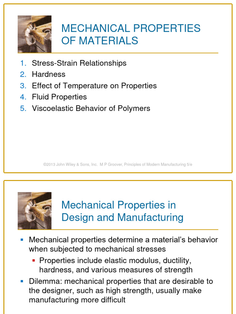 CH 03 | PDF | Deformation (Engineering) | Hardness