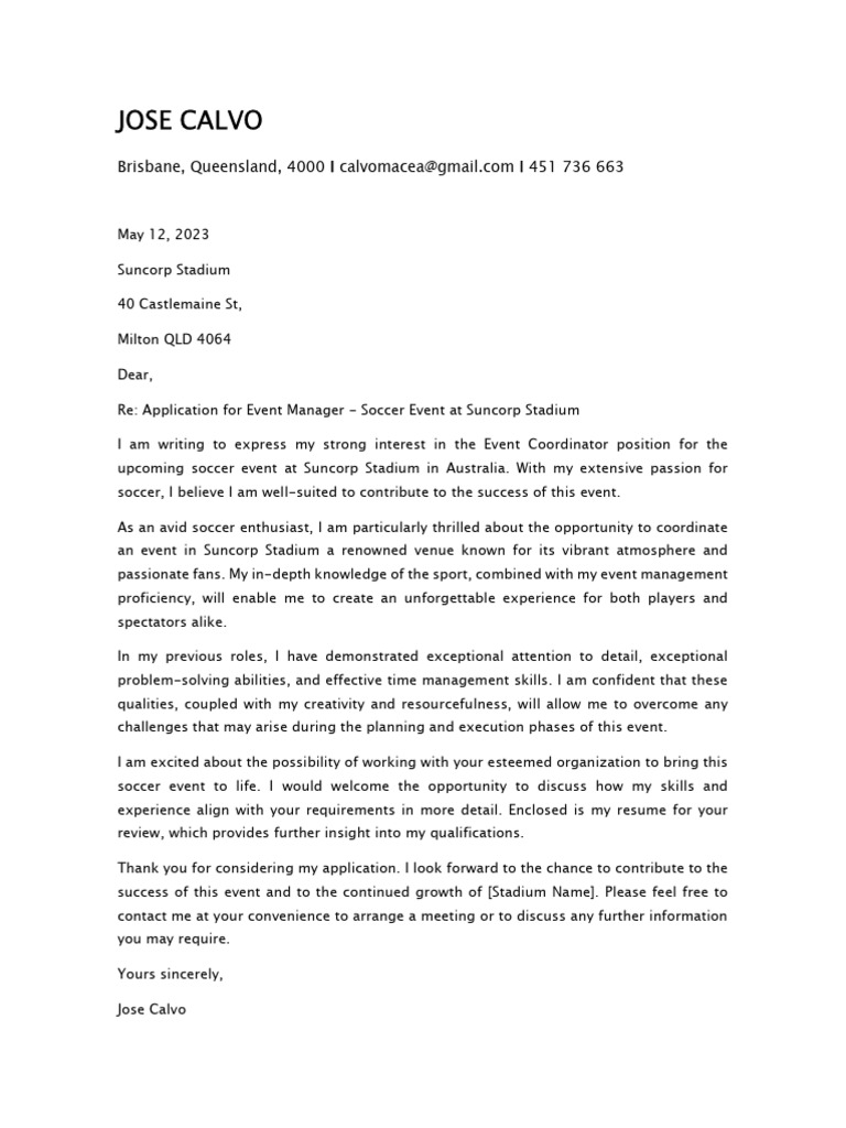 Event Manager Application for Soccer Event | PDF