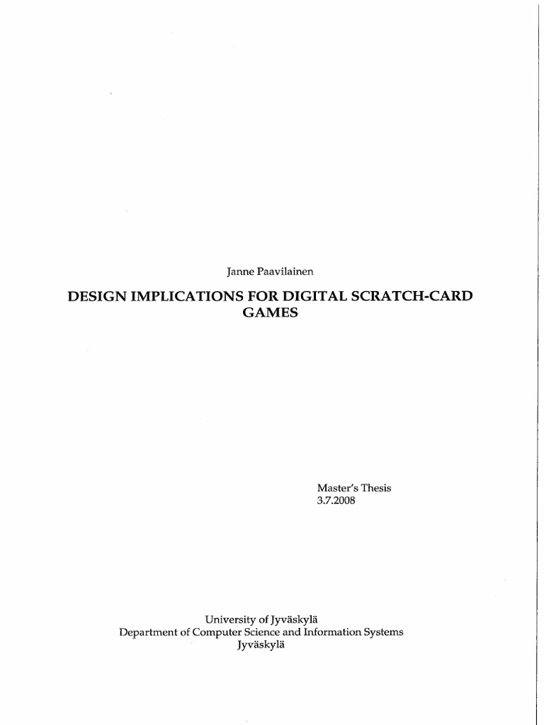 Design Implications For Digital Scratch | PDF