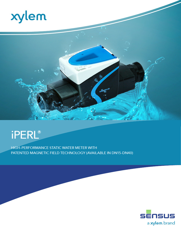 Sensus Iperl High Performance Static Water Meter Brochure | PDF | Water ...