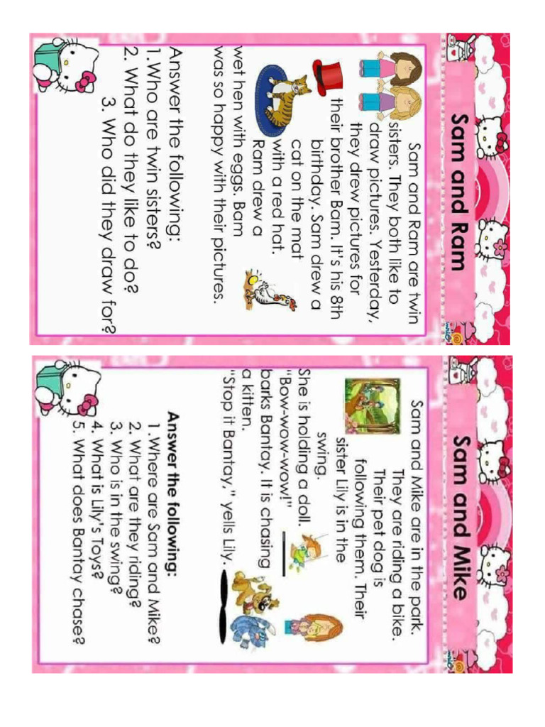 English Reading Brigette | PDF