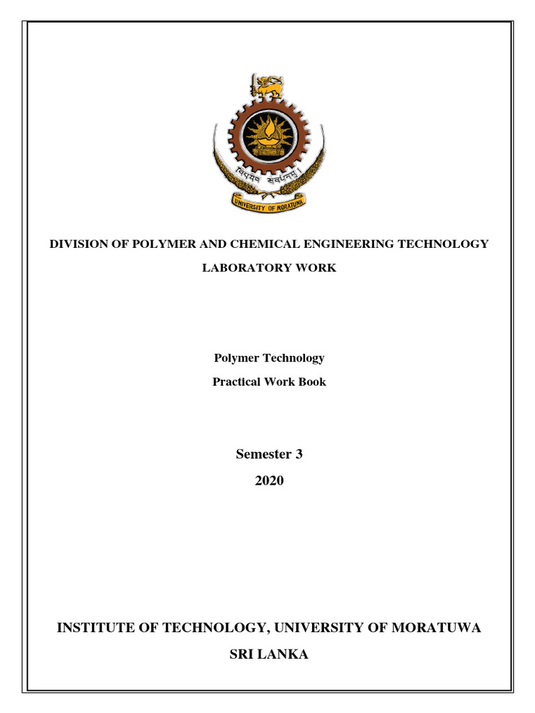 Practical Book-S3 Polymer Science | PDF | Polymerization | Polymers