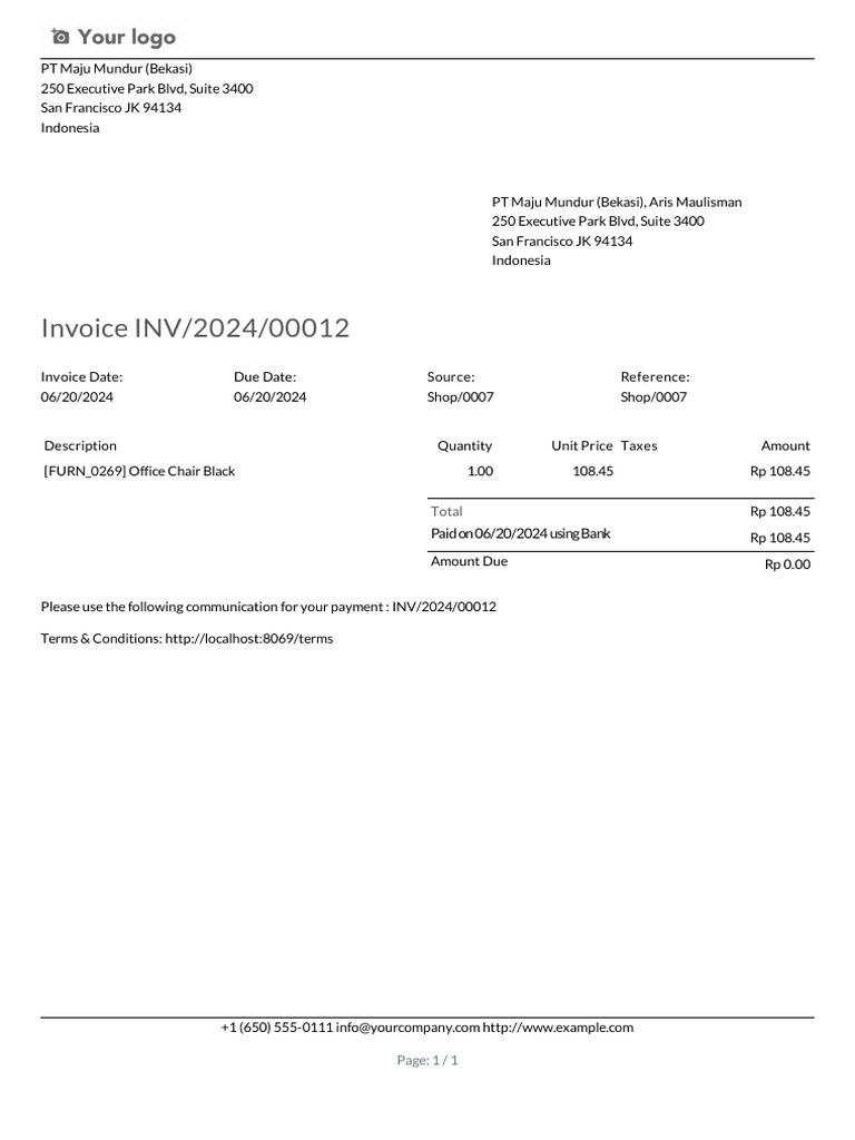 Inv 2024 00012 | PDF