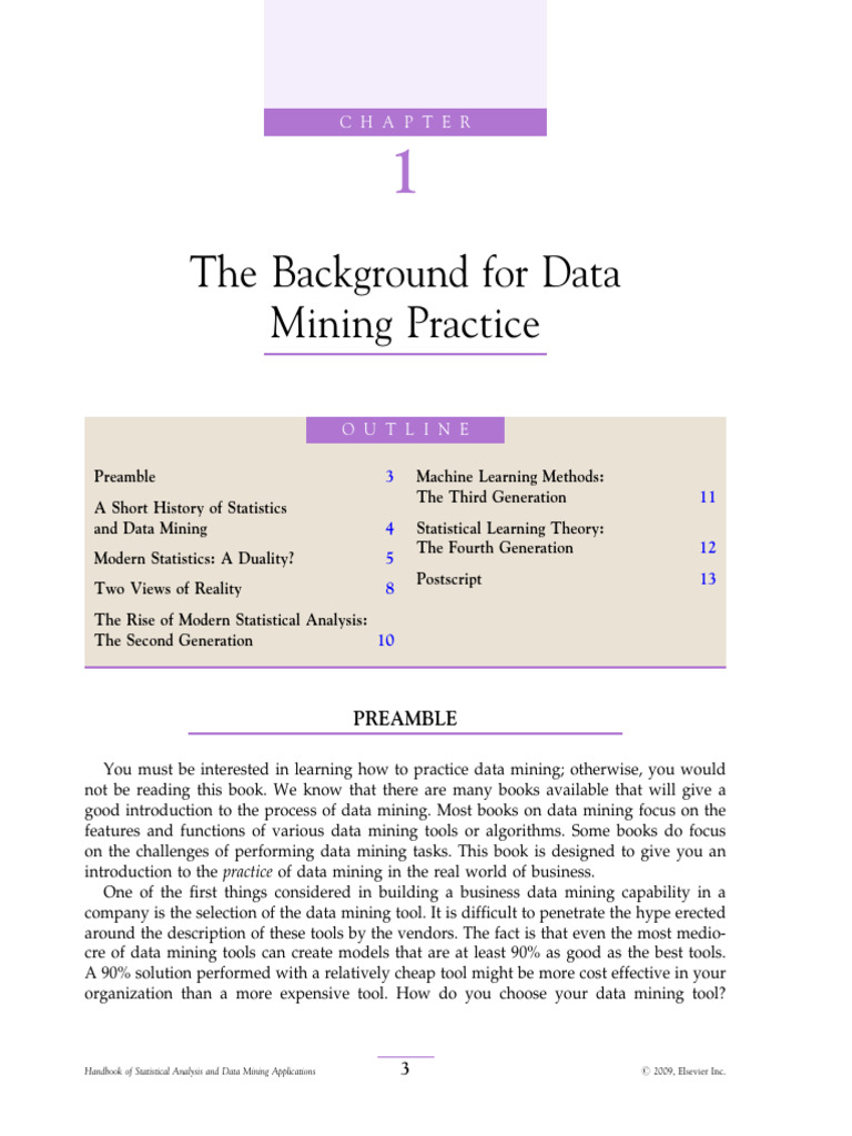 The Background For Data Mining Practice | PDF | Logistic Regression | Statistics