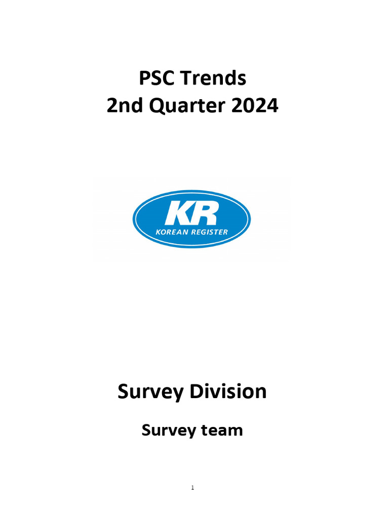 PSC Trends - 2Q 2024 (E) | PDF | Science & Mathematics | Technology & Engineering