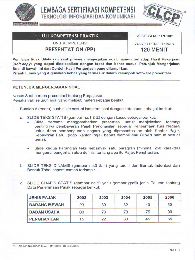 Contoh Soal - PP-05 | PDF