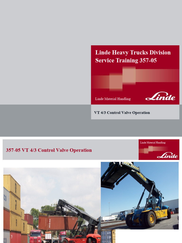 357-05 VT 4-3 Control Valve Operation (05) | PDF | Valve | Pump