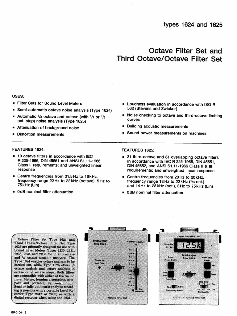 Bruel_And_Kjaer_1625 | PDF